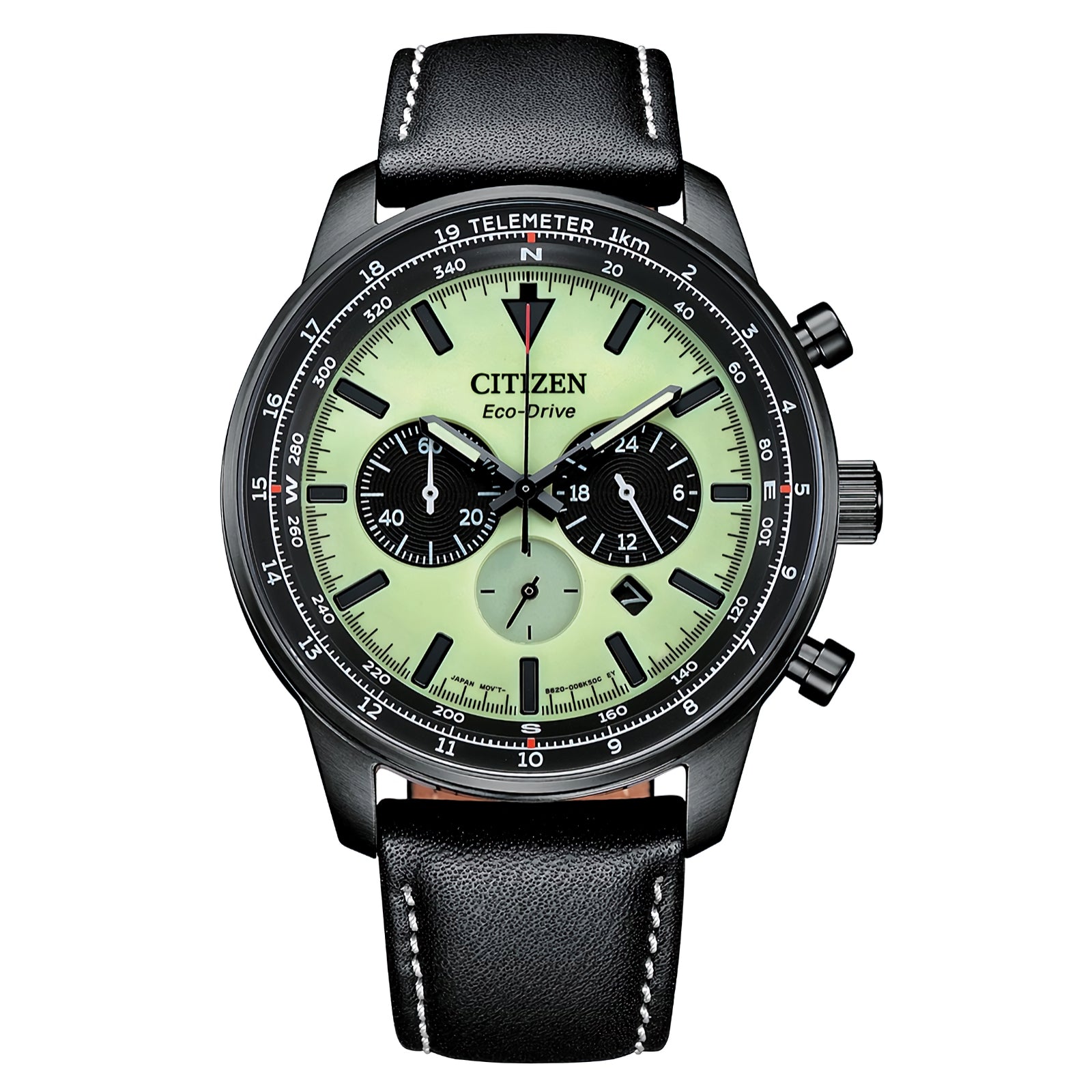 CITIZEN Eco-Drive CA4505-21X Luminous Dial Date Display Chronograph 10 ...