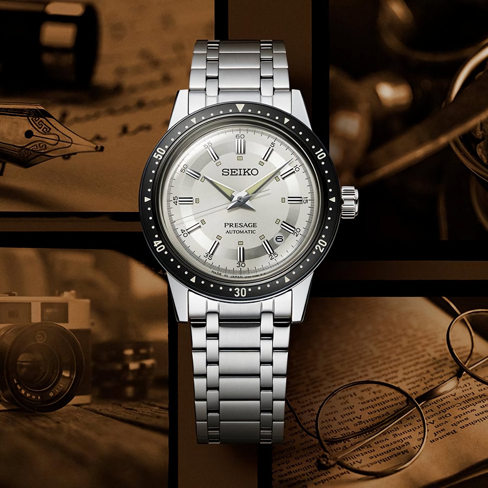 Seiko Presage Style60's SRPK61 SRPK61J1 60th Anniversary Automatic Wat ...